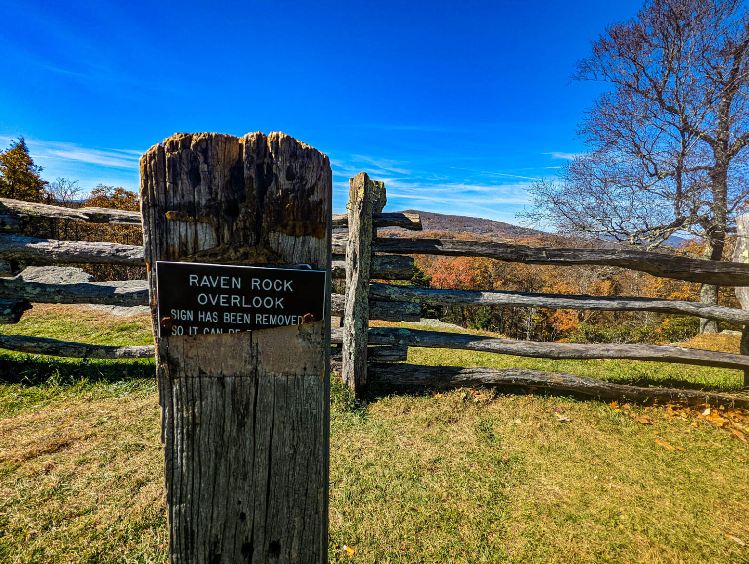 Raven Rocks Overlook: Amazing for Sunset and Fall Colors
